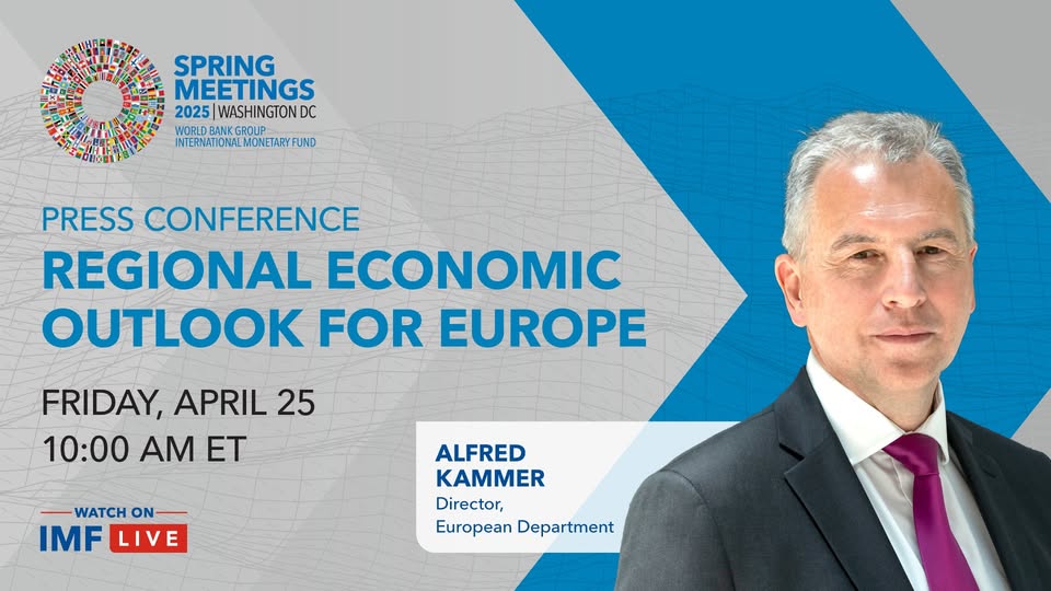 Alfred Kammer susține un briefing de presă privind perspectivele ...